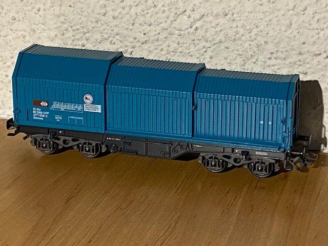 Märklin 4687 - Teleskophaubenwagen mit Stahlrollen der SBB (Neu und ...