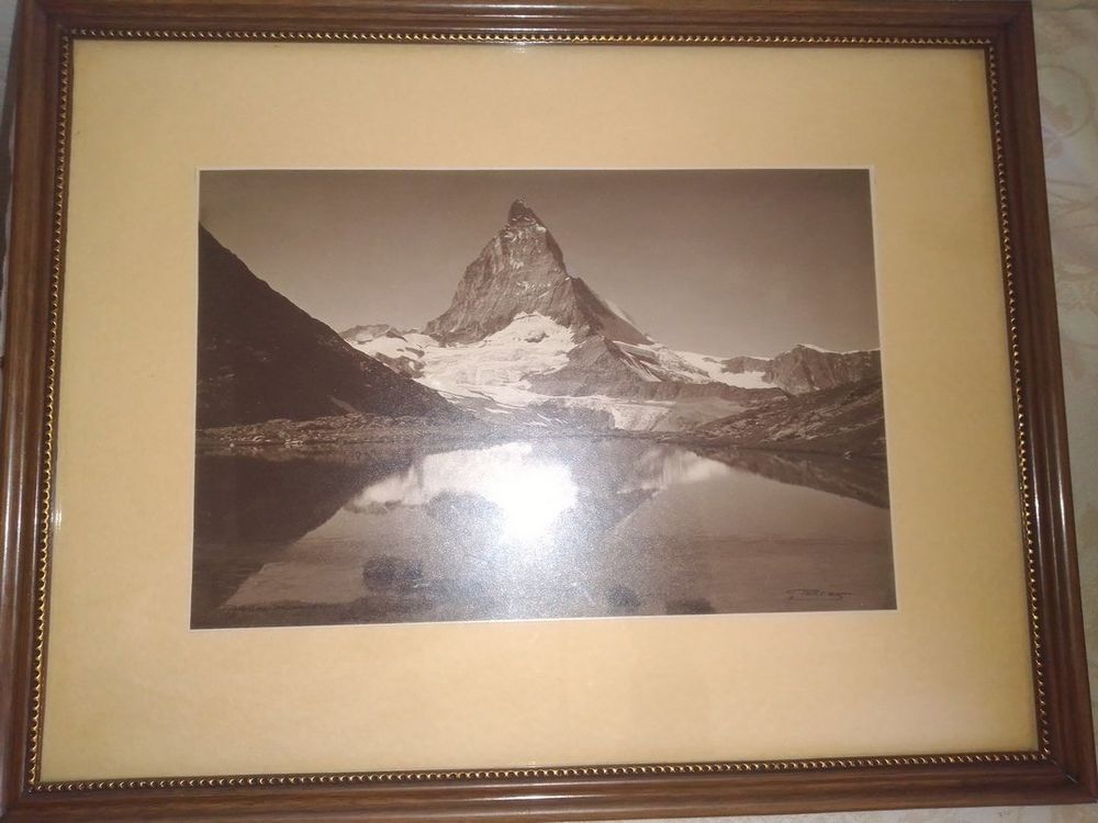 E. Gyger circa 1930 Cervin Matterhorn Photographie ancienne (Gebraucht ...