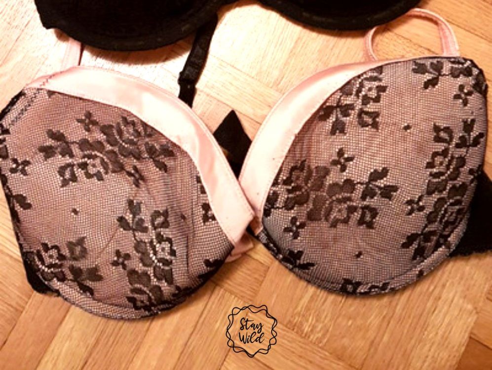 Korallenfarbener BH mit Spitze - Soutien-Gorge-Dentelle (Neu (gemäss ...