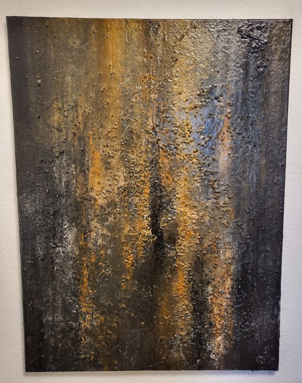 😊 Acrylgemälde 60x80cm, auf Leinwand,Mischtechnik | Kaufen auf Ricardo