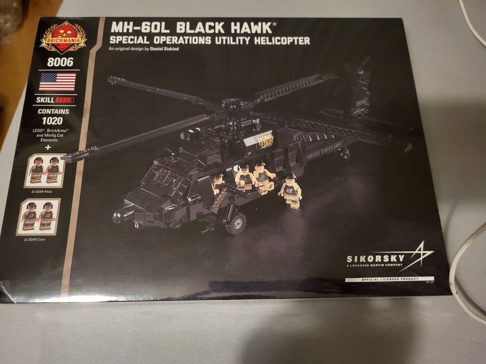 Brickmania (Lego+ brickmania)MH-60L Black Hawk 8006 (Neu und ...
