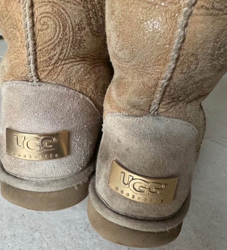 Ugg Boots Classic Tall Limited Edition Gold Shimmer Beige (Gebraucht ...