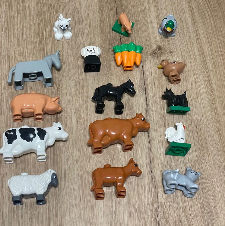 Lego Duplo diverse Bauernhof Tiere inkl Zaun | Kaufen auf Ricardo