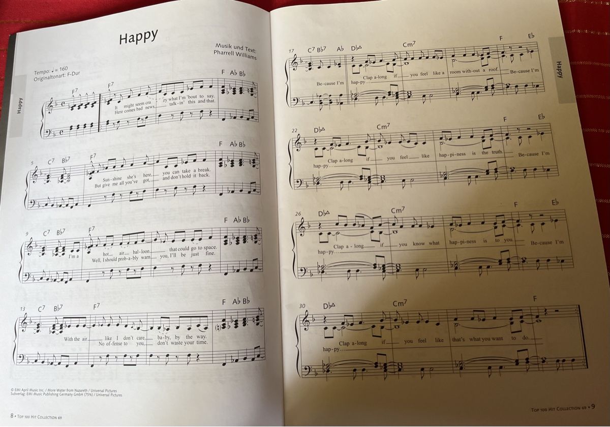 Top 100 Hits - Songbook mit CD/Shakira/Rihanna (Gebraucht) in ...