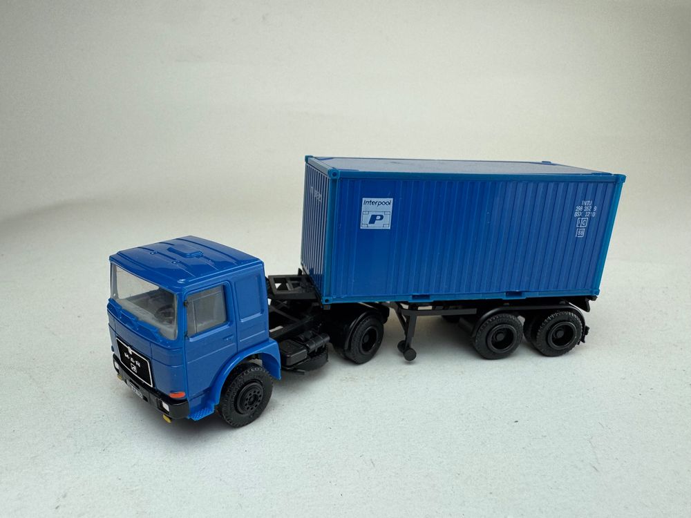 Herpa MAN Container Sattelzug Interpool | Kaufen auf Ricardo