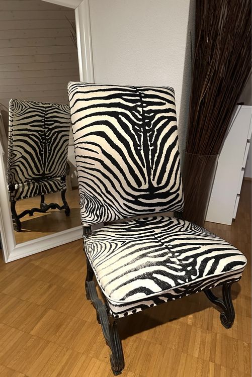Sessel/Stuhl Zebramuster (Gebraucht) in Dübendorf für CHF 1 – nur Abholung auf Ricardo kaufen