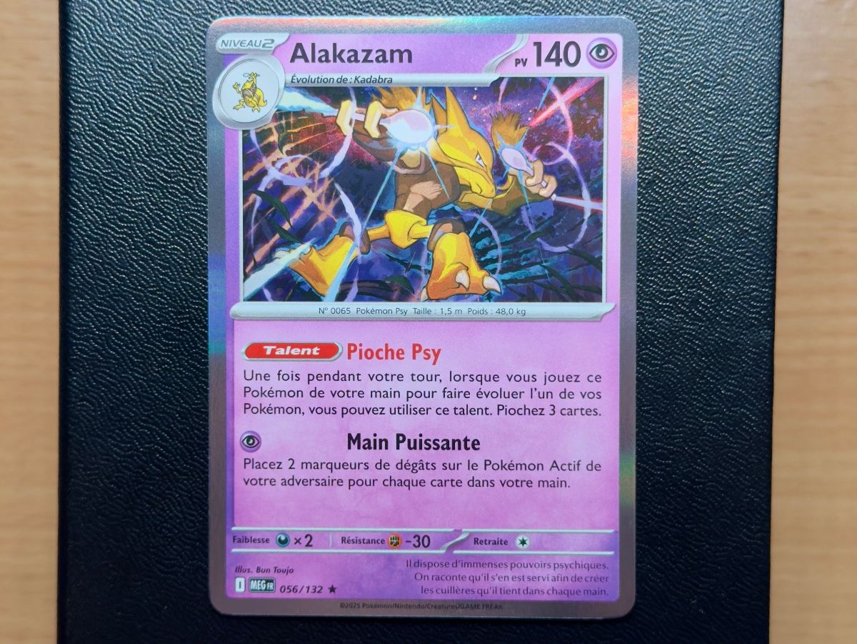 Alakazam HOLO (056/132) - Méga-Évolution -ME01 - MEG FR (D'occasion) à ...