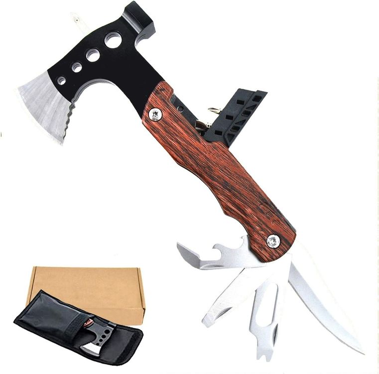 Mutitool Axt 12 Funktionen Camping Outdoor Wandern (Neu und ...