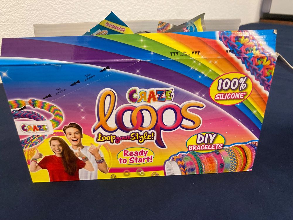 Craze Loops Armbänder, Displaybox mit 24 Beutel (Neu und ...