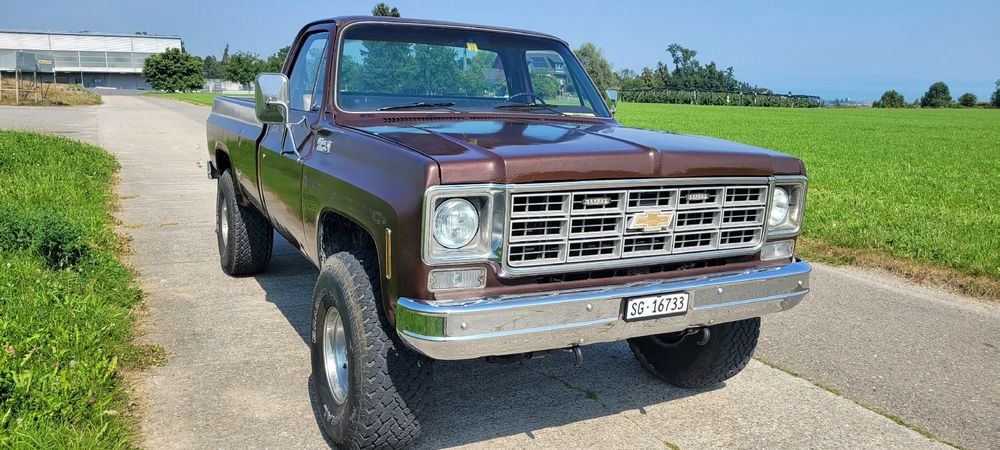 Chevrolet K10 Pickup frisch ab MFK, Oldtimer, V8, 1977 (Gebraucht) in ...