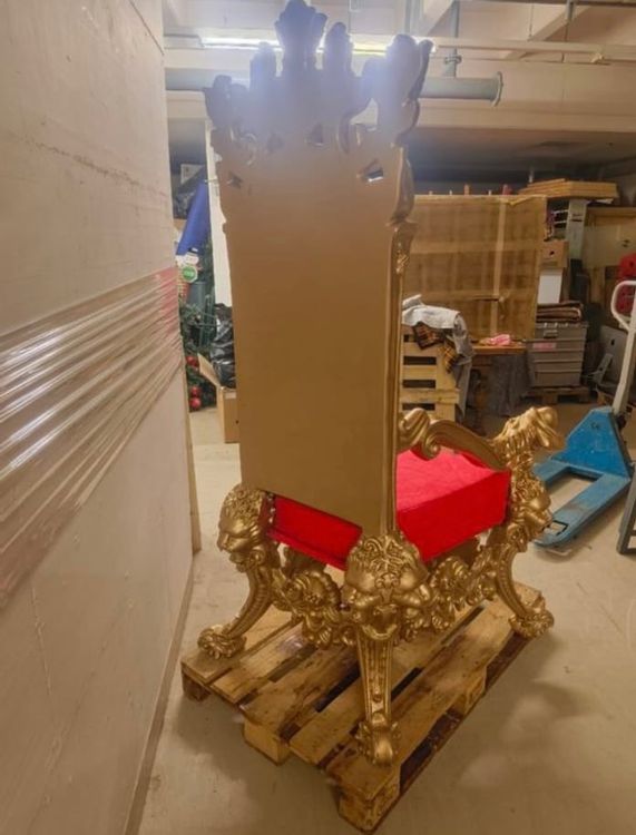 Barock-Stil Thron – Gold – Show & Event (Gebraucht) in Turbenthal für ...