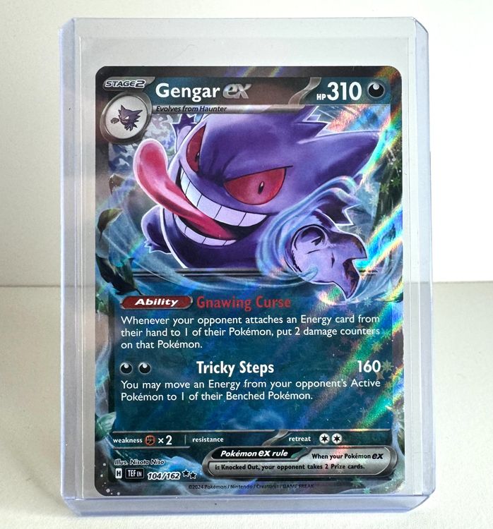 Gengar ex 104/ 162 EN Pokemon Temporal Forces MINT | Kaufen auf Ricardo