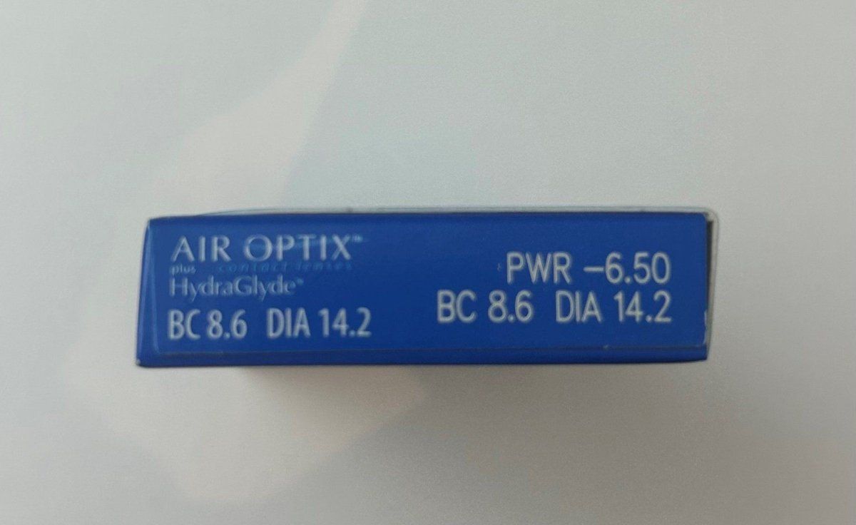 Air Optix plus HydraGlyde - Monatslinsen PWR -6.50 (NEU) (Gebraucht) in ...