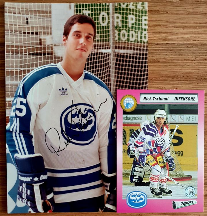 HCAP Rick Tschumi foto autografata e trading card (Usato) a Castione ...