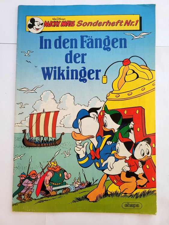 Micky Maus Sonderheft Nr.1 (1989) In den Fängen der Wikinger (Gebraucht ...