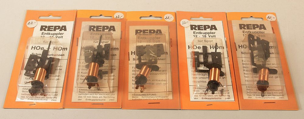 5 Entkuppler “Repa” für H0e und H0m (G92) (Neu und originalverpackt) in für CHF 37 – mit ...