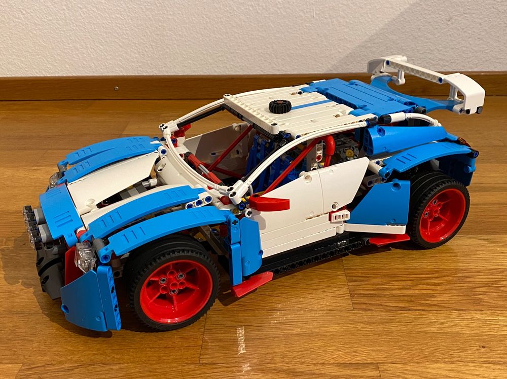 LEGO Technic 42077 Rally Car Rennauto Auto Sportwagen kpl. (Gebraucht ...