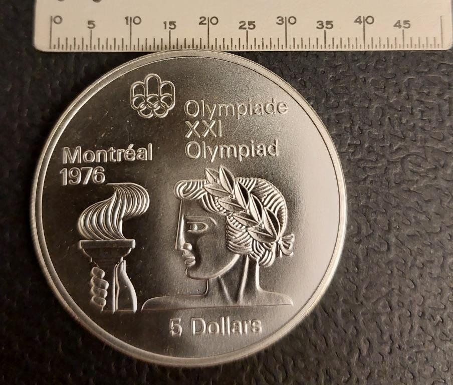 Top Silber 5 Dollar 24.3g Canada Montreal 1976 (Gebraucht) in Sorengo ...