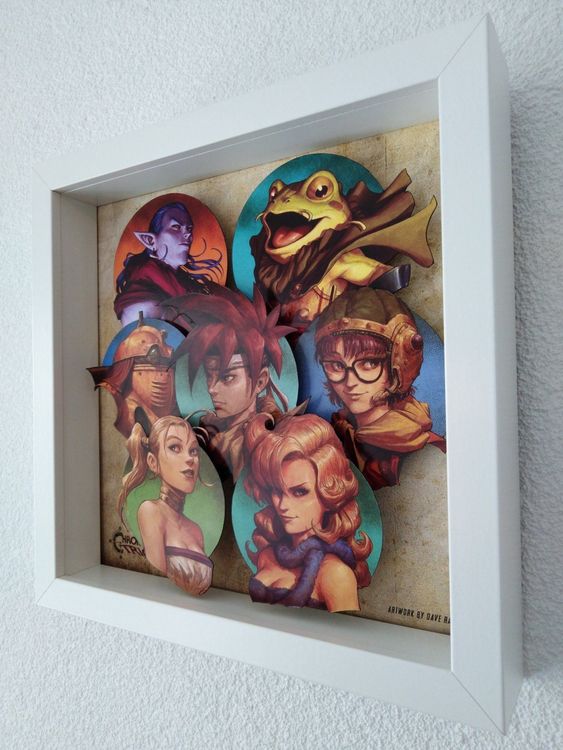 Chrono Trigger Character Portraits Shadow Box Diorama (SNES) (Neu ...