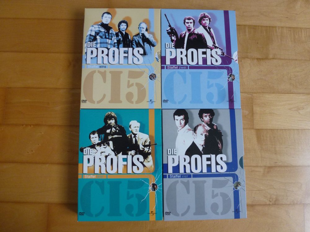 Die Profis - Staffel 1- 4 (16 DVDs) | Kaufen auf Ricardo