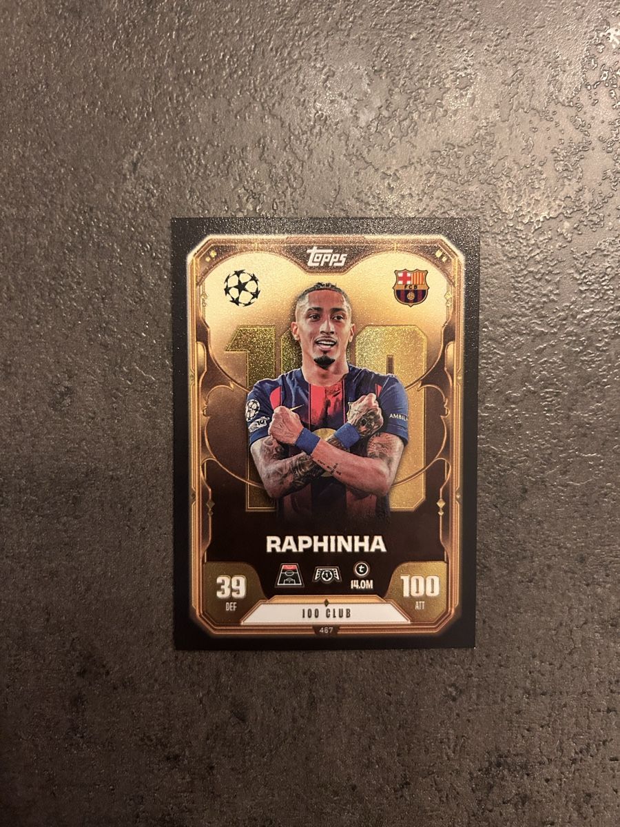 FC Barcelona Raphinha Topps Match Attax Karte Top! (Neu (gemäss ...