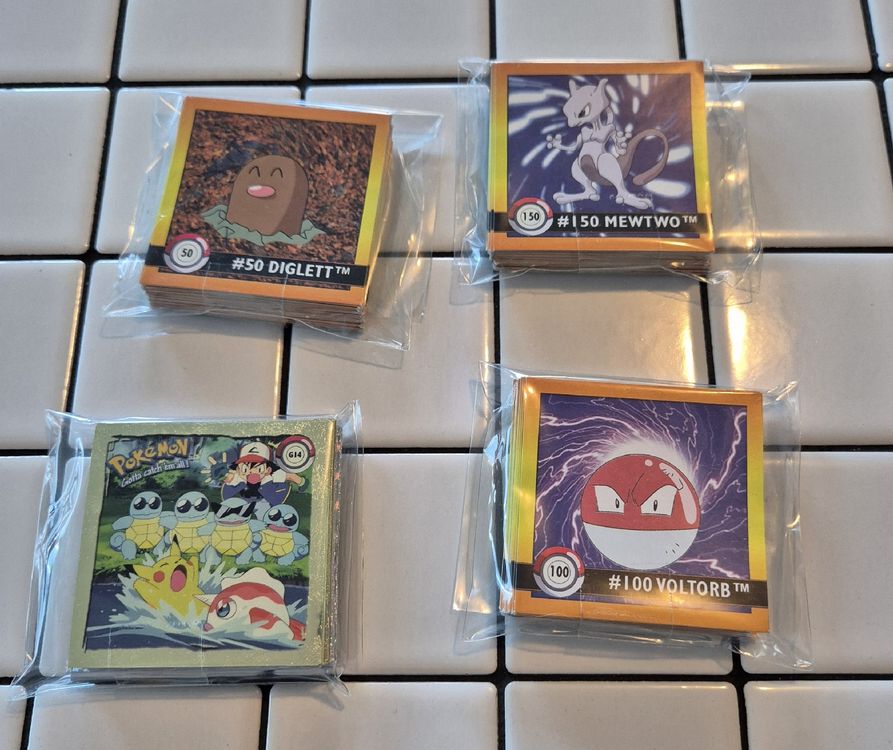 Artbox Pokemon Sticker Series 1 Nr. 1-150 complet (Neu (gemäss ...
