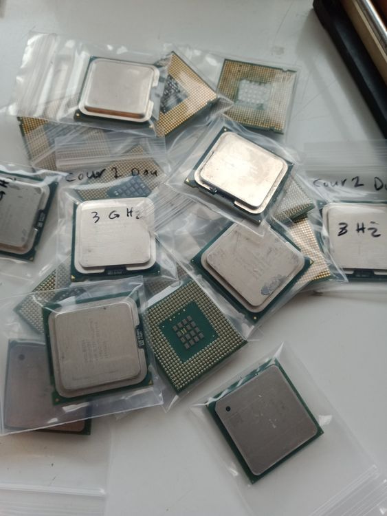 lot CPU Intel not tested | Kaufen auf Ricardo