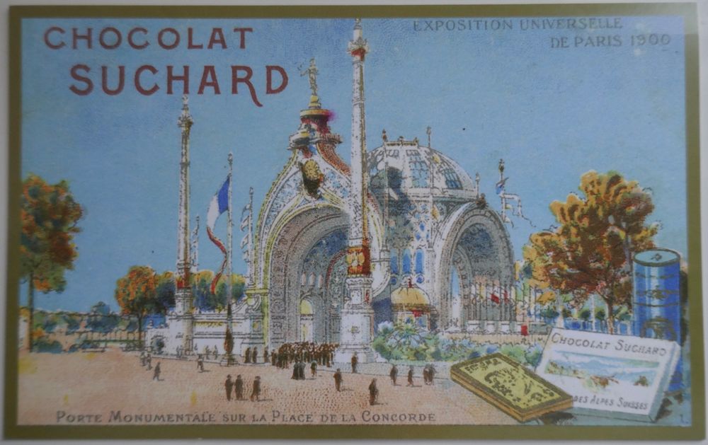 CHOCOLAT SUCHARD alte Reklame Werbung um 1900 im Nachdruck | Kaufen auf ...