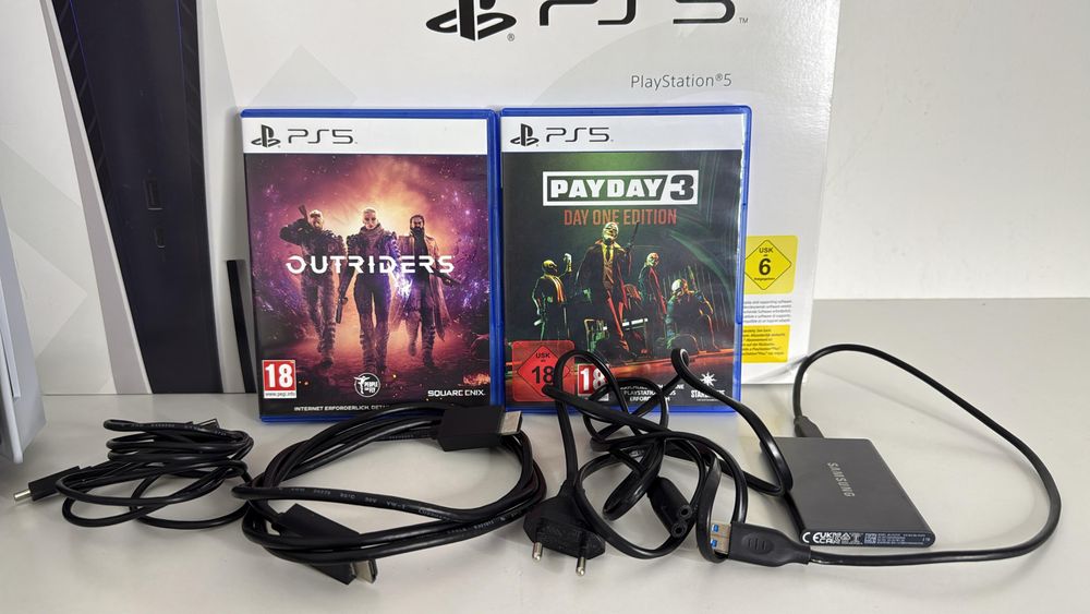 PlayStation 5 Bundle with Games & Extra Storage OVP Disc (Gebraucht) in ...