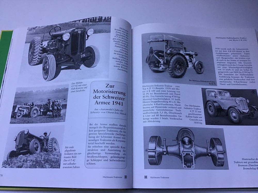 Buch "HÜRLIMANN" Traktoren/Franz Morgenegg (Gebraucht) in Bachenbülach ...