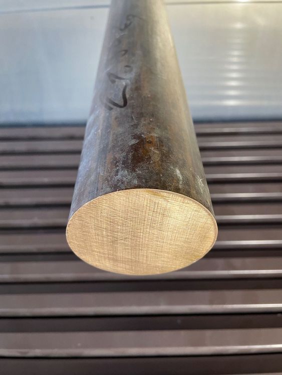 Bronze Rundstange 545 x 75 mm Rohmaterial 21,5 kg (Gebraucht) in ...