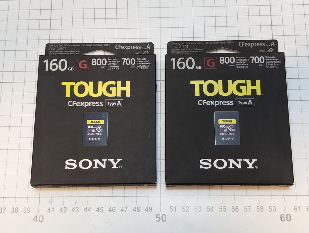 2x Sony CFexpress Tough Typ A (160 GB) (Gebraucht) in Zürich für CHF ...