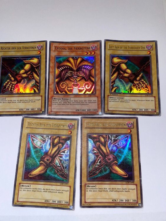 Yu-Gi-Oh Exodia LOB (Gebraucht) in Schwanden GL für CHF 35 – mit ...