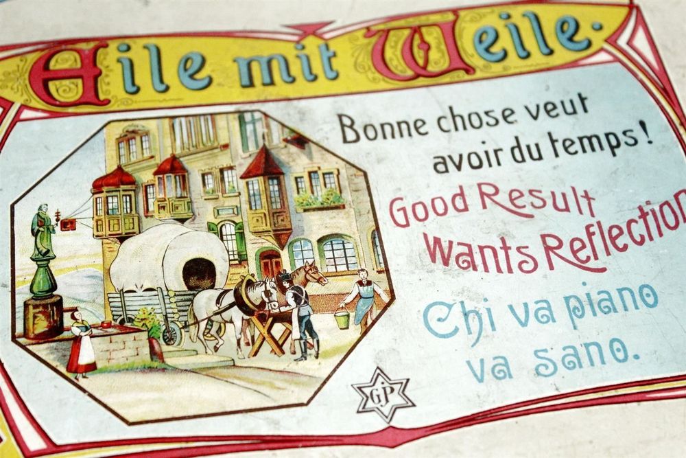 Jugendstil-Brettspiel EILE MIT WEILE von GJP, um 1920 (Gebraucht) in ...