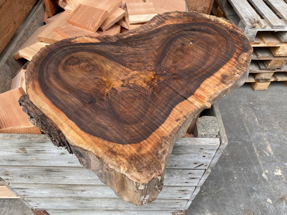 Nussbaum Holz Scheibe Stamm Brett | Kaufen auf Ricardo
