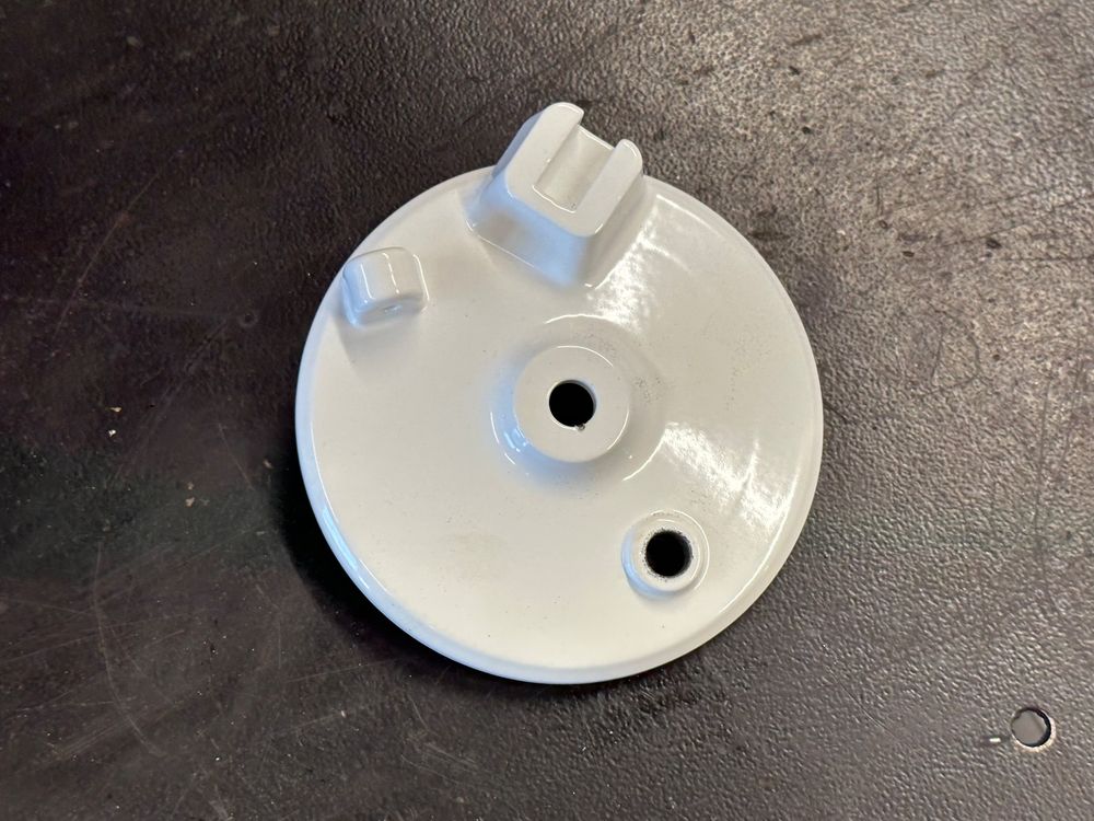 Bremsteller Piaggio SI (weiss) frisch pulverbeschichtet | Kaufen auf Ricardo