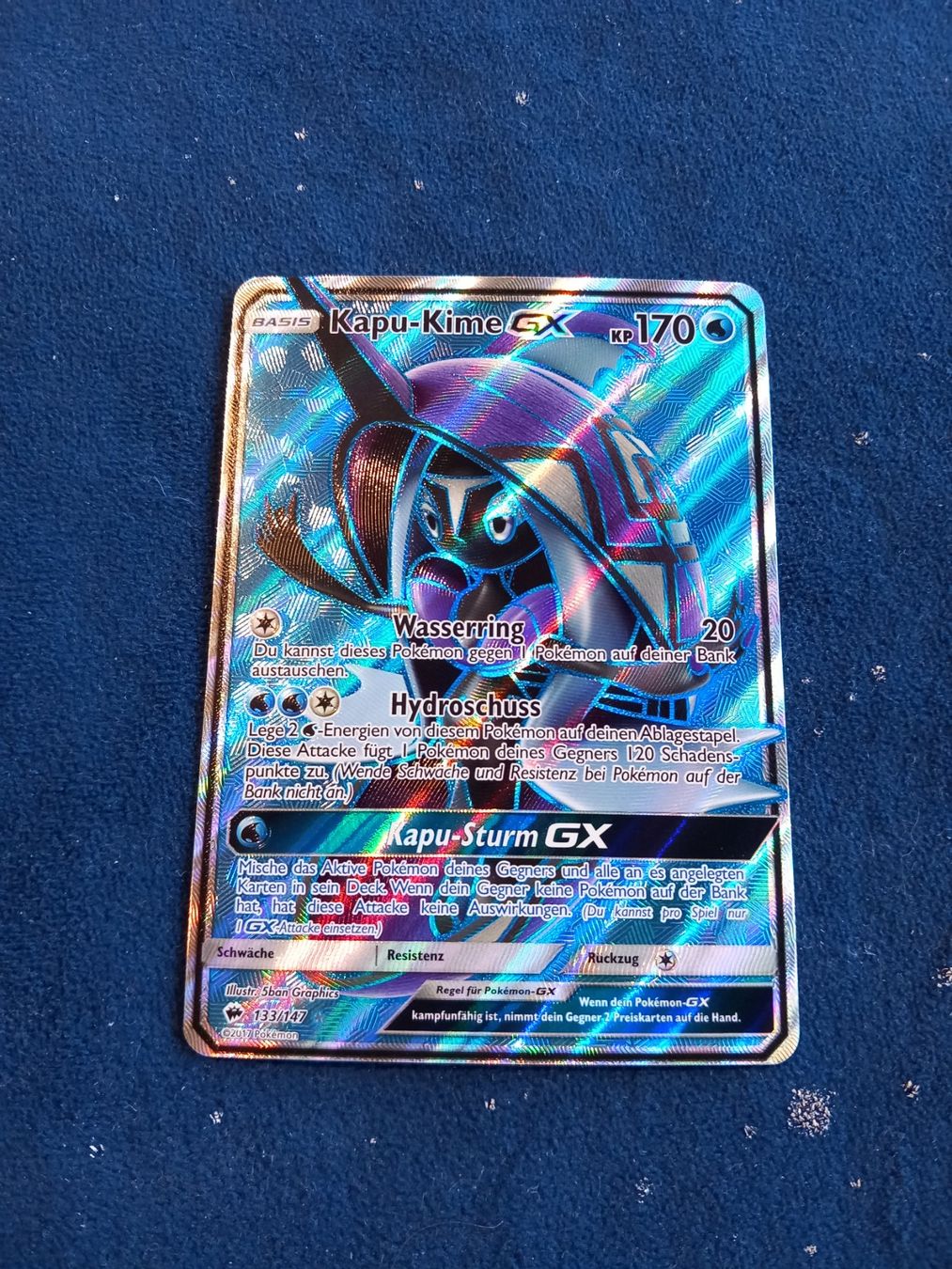 Kapu-Kime GX/Tapu Fini GX Full Art (DE) Burning Shadows 133 (Neu ...