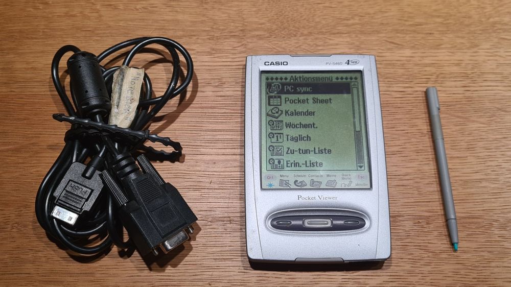 Vintage CASIO PV-S460 4MB Pocket Viewer PDA 90er (Gebraucht) in ...