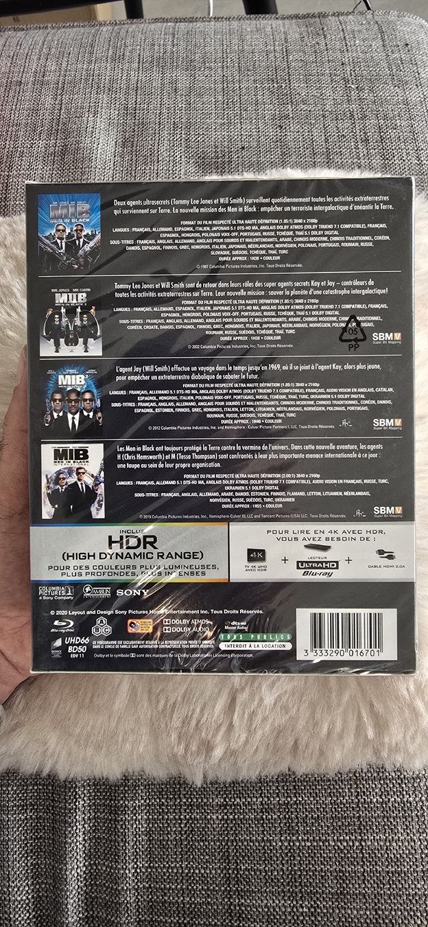 Coffret Men in Black - MIB - 4 Films Blu-ray 4K Neuf! (Neu und ...