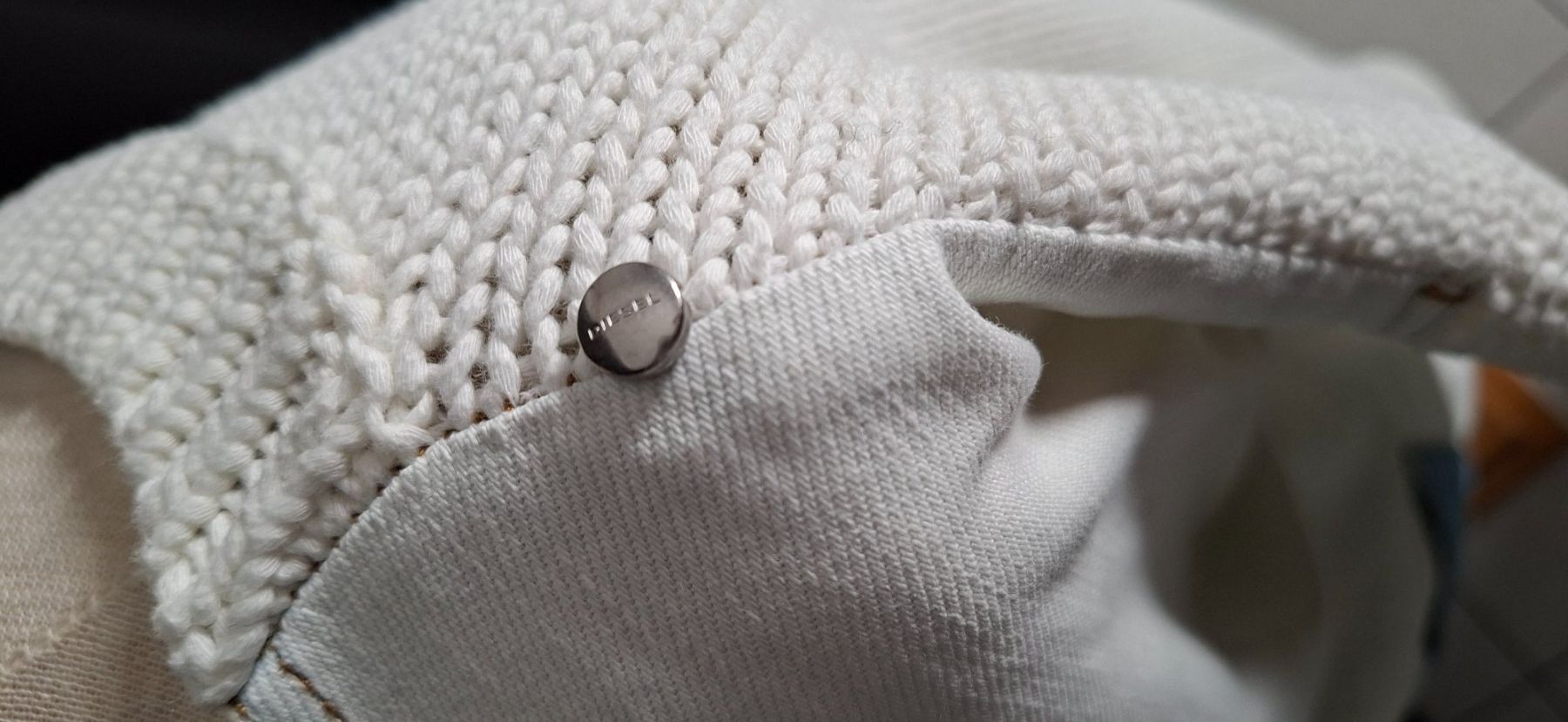 Diesel Damen Sommer-Pulli mit Jeans-Taschen, Top Zustand M (Gebraucht ...