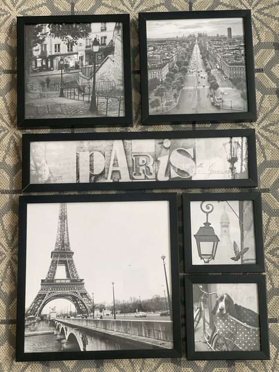 Paris set of 6 picture frames (Gebraucht) in Safenwil für CHF 29 – nur ...