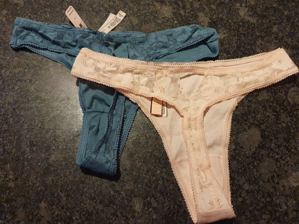 2er-Set Strings (Thong) von Victoria's Secret / Pink, L (Neu und originalverpackt) in ...