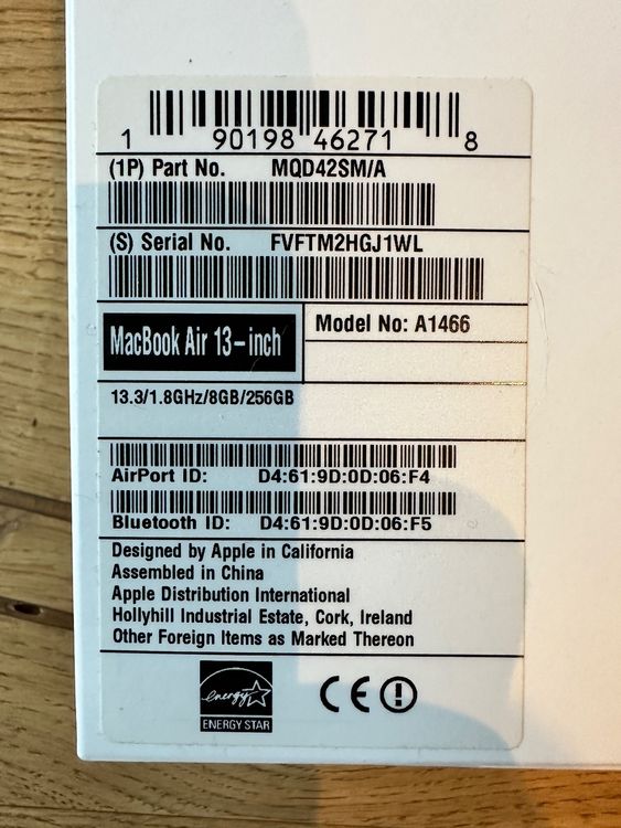 MacBook Air 2016 13’’ (Gebraucht) in Aubonne für CHF 210 – mit ...