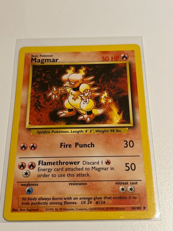 Pokemon Base Set Magmar | Kaufen auf Ricardo