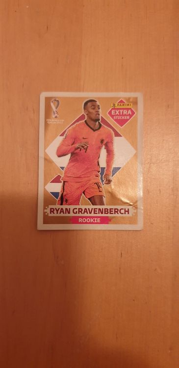 Panini WM 22 Ryan Gravenberch Extrasticker Rookie (Gebraucht) in Schinznach-Dorf für CHF 5 – mit ...