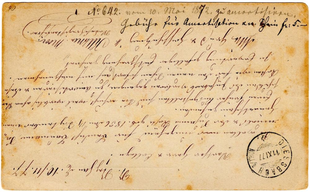 rare Officiel Postkarte mit 5 Rp. Sitzender von ST. STEPHAN (Gebraucht ...