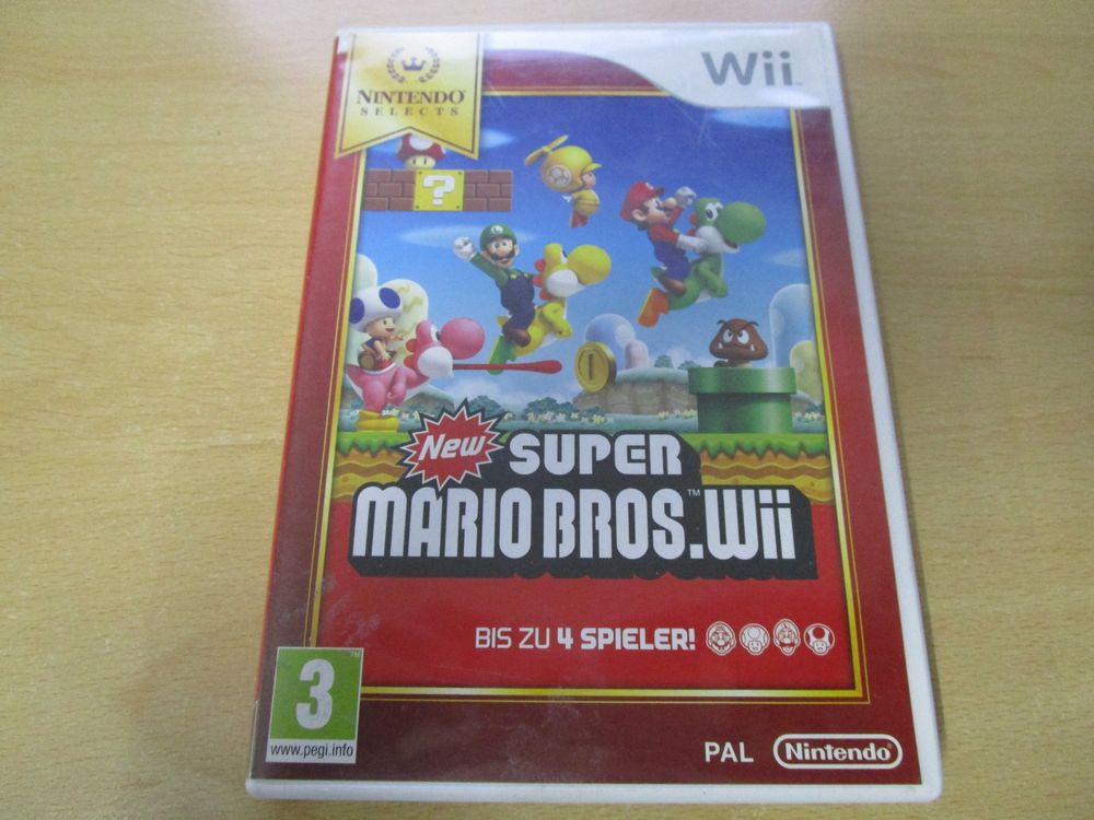 New Super Mario Bros Wii - Nintendo Wii (Gebraucht) in Goldau für CHF ...