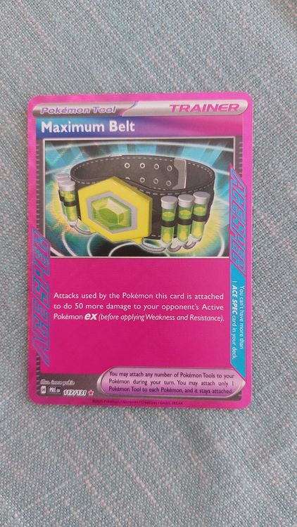 Maximum Belt Ace spec Prismatic Evolutions | Kaufen auf Ricardo