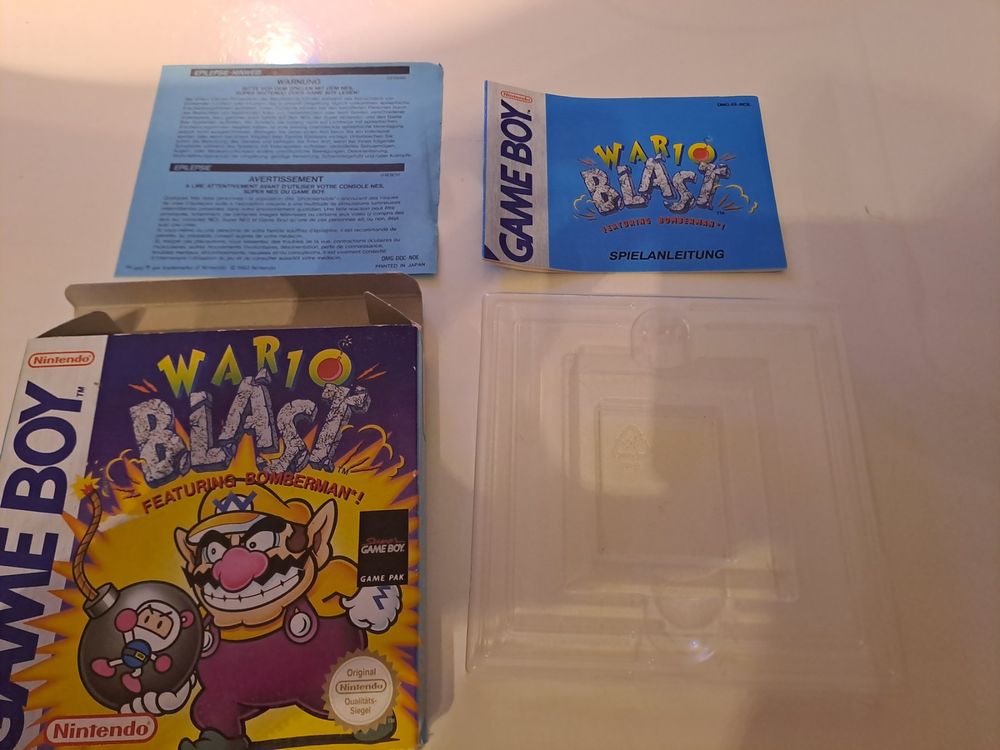 Wario Blast Game Boy Nintendo nur die OVP ohne Spiel Deutsch (Gebraucht ...