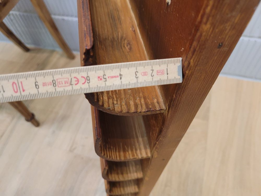 Antik Zeitungsständer Zeitung Halter Wandregal Holz Suisse (Gebraucht ...